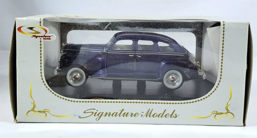 Signature Models Diecast Blue 1941 Plymouth Sedan 1:32 | eBay