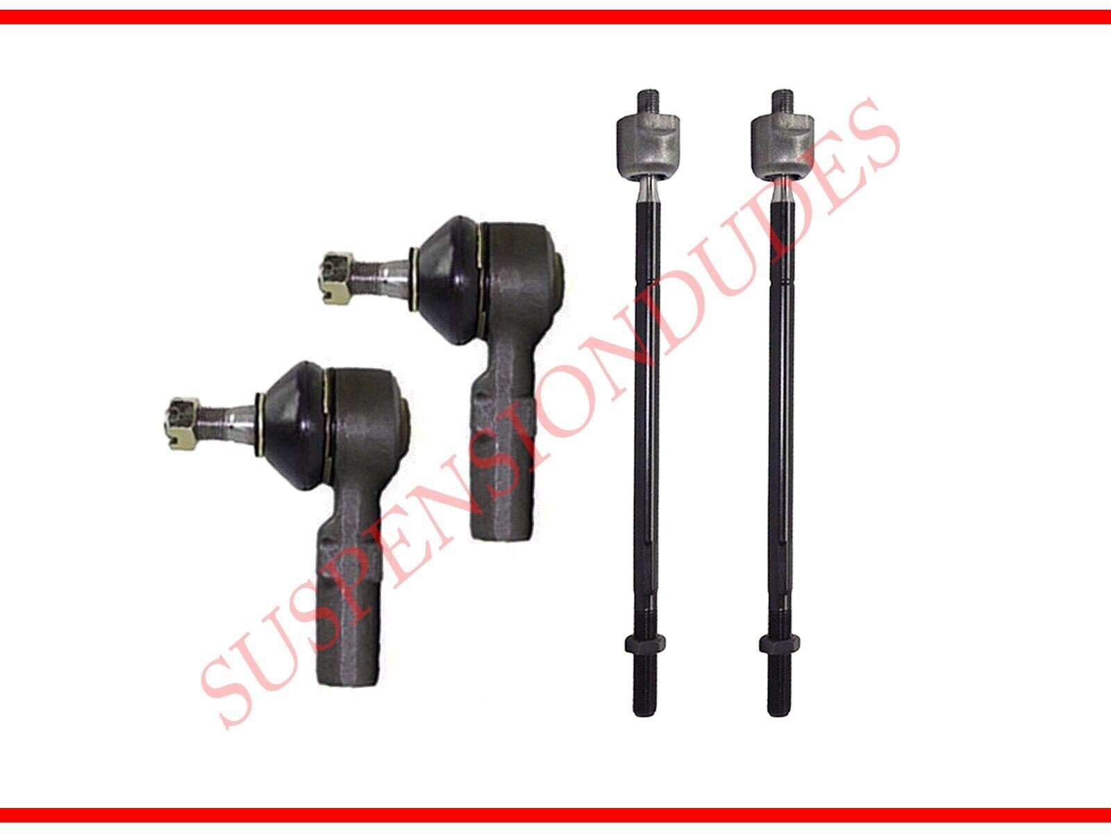 4PC Inner/Outer Tie Rod Ends for Toyota Avalon Camry Sienna Solara ...