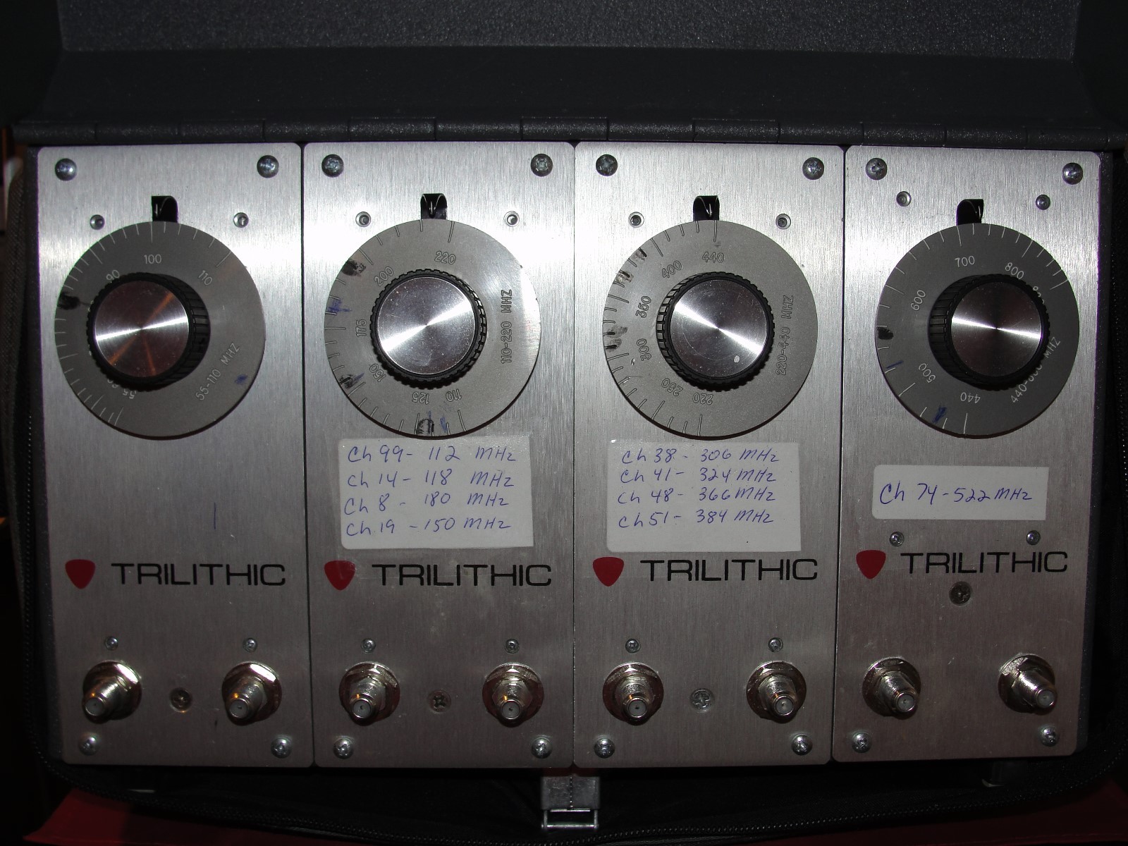 TRILITHIC VF-4-XX Portable Tunable Filter Preselector 55MHz to 880 MHz ...