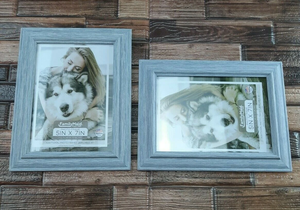 Blue Distressed Wood Frames