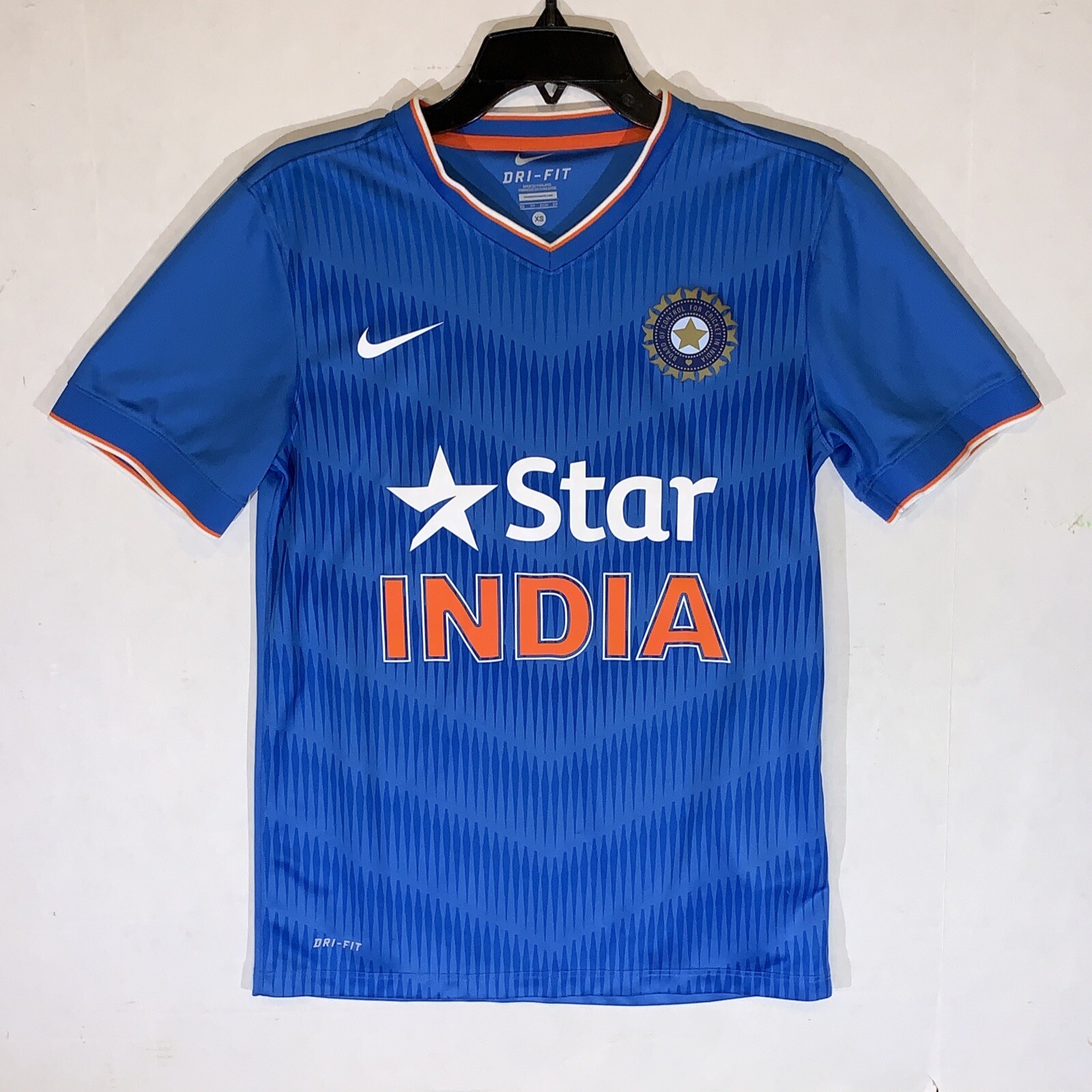 India National Cricket Team Nike Jersey Men's Size XS Star India ...