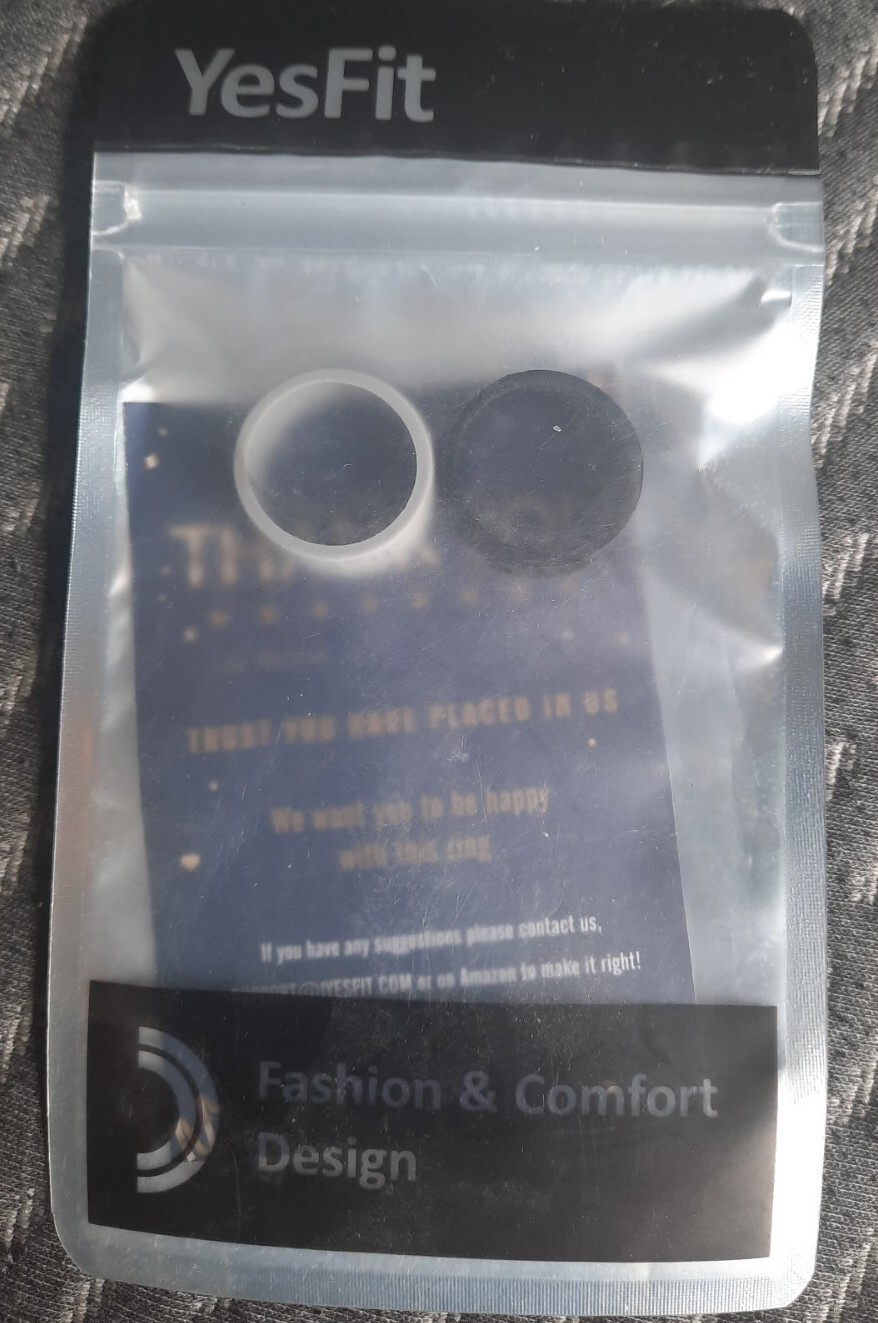 YesFit - Silicone Wedding Rings Fashion and Comfort unisex 2 Pack | eBay