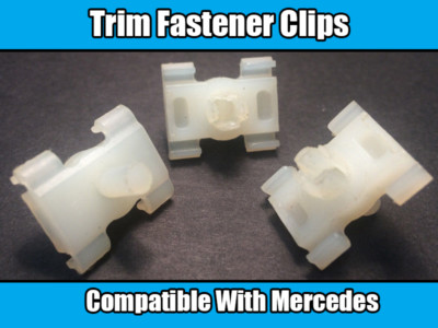 20x Clips For Mercedes W201 109 2019880378 White Plastic Trim Fastener ...