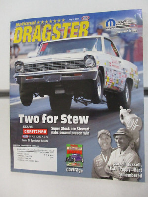 NATIONAL DRAGSTER MAGAZINE JULY 16, 2004 DARRELL RUSSELL C.J. PAPPY ...