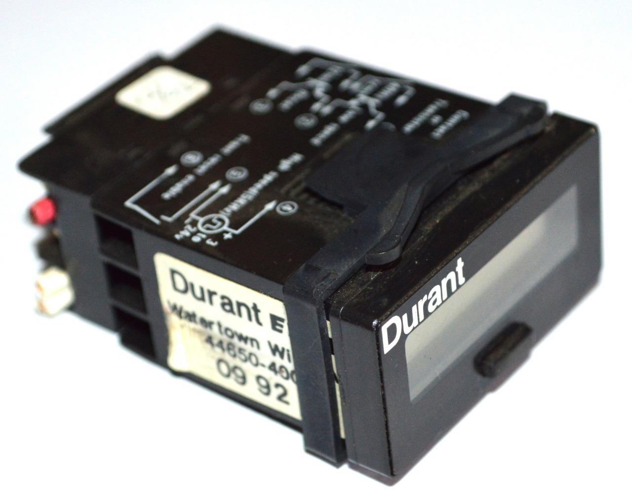 DURANT 0992 PANEL MOUNT COUNTER 24 VOLTS 40 HZ | eBay