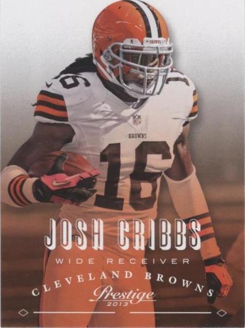 2013 Panini Prestige - Josh Cribbs #48 for sale online | eBay
