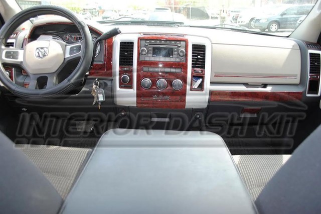 2009 2010 2011 2012 Dodge RAM 1500 2500 SLE SLT Interior Wood Dash Trim ...