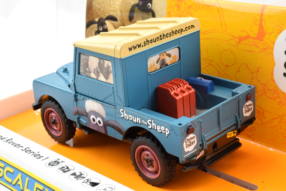 Scalextric Shaun The Sheep Land Rover Series 1 4X4 W/ Lights 1/32 Slot ...