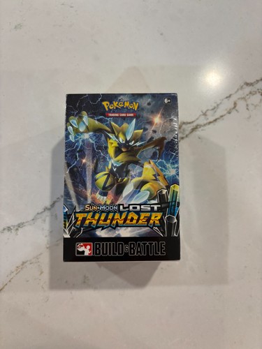 Pokémon TCG Sun & Moon LOST THUNDER Build & Battle Box Sealed | eBay UK
