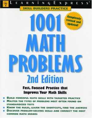 1001 Math Problems - Paperback, by LearningExpress Editors - Acceptable ...