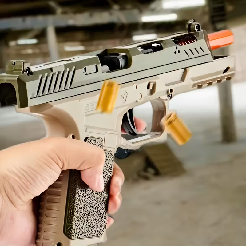 Soft bullet Toy Blasters Mini Gun Pistol with Foam Pellet Shell ...