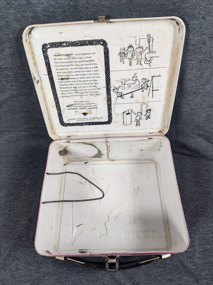 Vintage 1966 BATMAN and ROBIN Aladdin Lunch Box No Thermos Metal Lunchbox | eBay