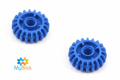 Genuine LegoⓇ 2x Blue Technic Beveled Clutch Gear 20 Tooth - 35185 ...
