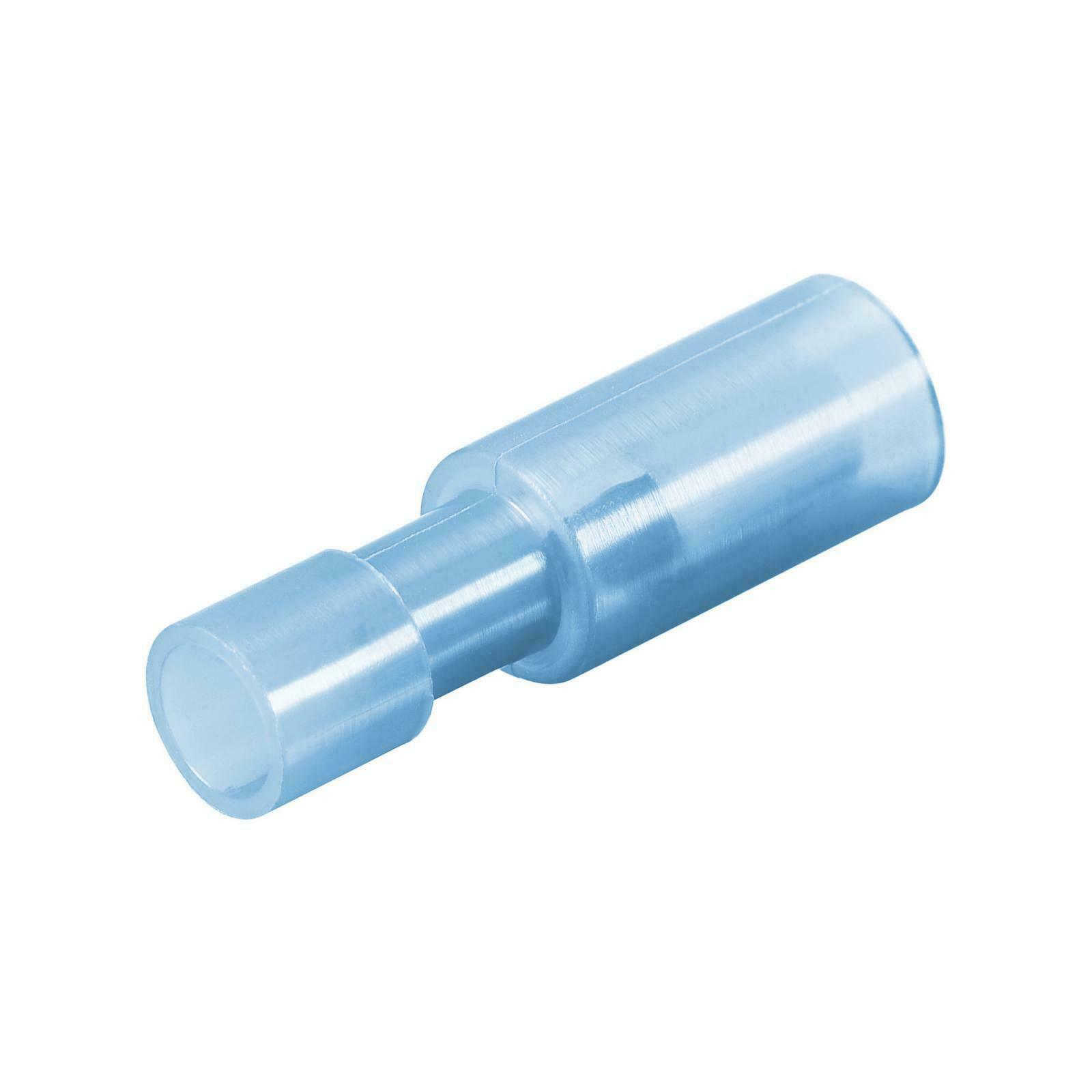 Wire Butt Female Terminals Insulated Round AWG 16-14 Blue 100 Pcs⊕IK | eBay