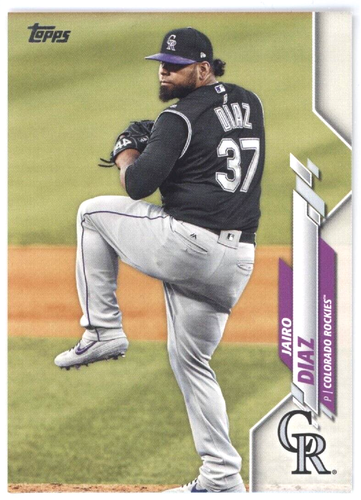 Jairo Diaz 2020 Topps Update Series Advanced Stat Parallel 194/300 ...