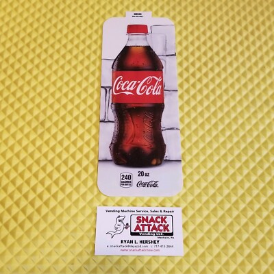 ROYAL VENDORS 660 SODA VENDING MACHINE "COKE" 20oz BOTTLE VEND LABEL | eBay