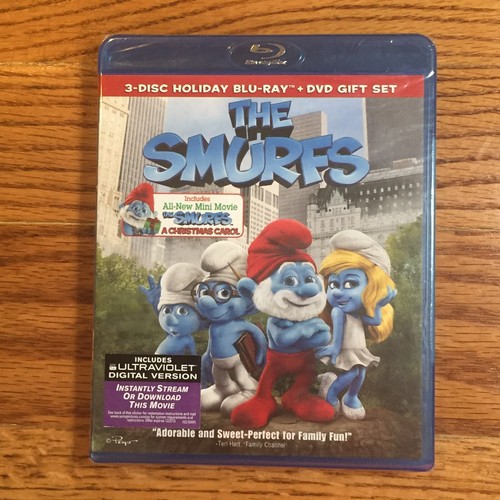 The Smurfs/The Smurfs: Christmas Carol (Blu-ray/DVD, 2011, 3-Disc Set ...