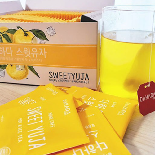 Korean Traditional Premium Sweet Yuza Tea Healty K-Food Dahada 1g x ...