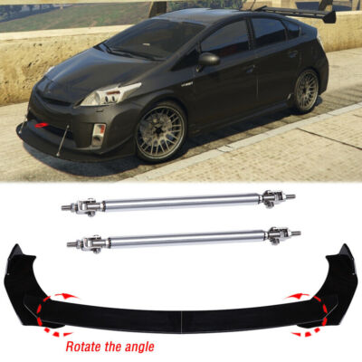 For Toyota Prius C 2012-2021 Front Bumper Chin Lip Spoiler Splitter+ ...