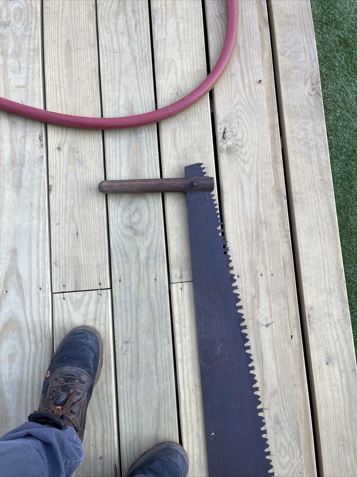 Vintage warranted Superior 2 Man Crosscut Saw 54” Blade Tree Logger 59 ...