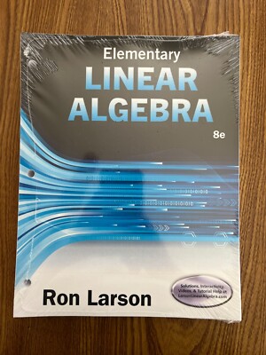 BRAND NEW Elementary Linear Algebra by Ron Larson (2016, Ringbound ...