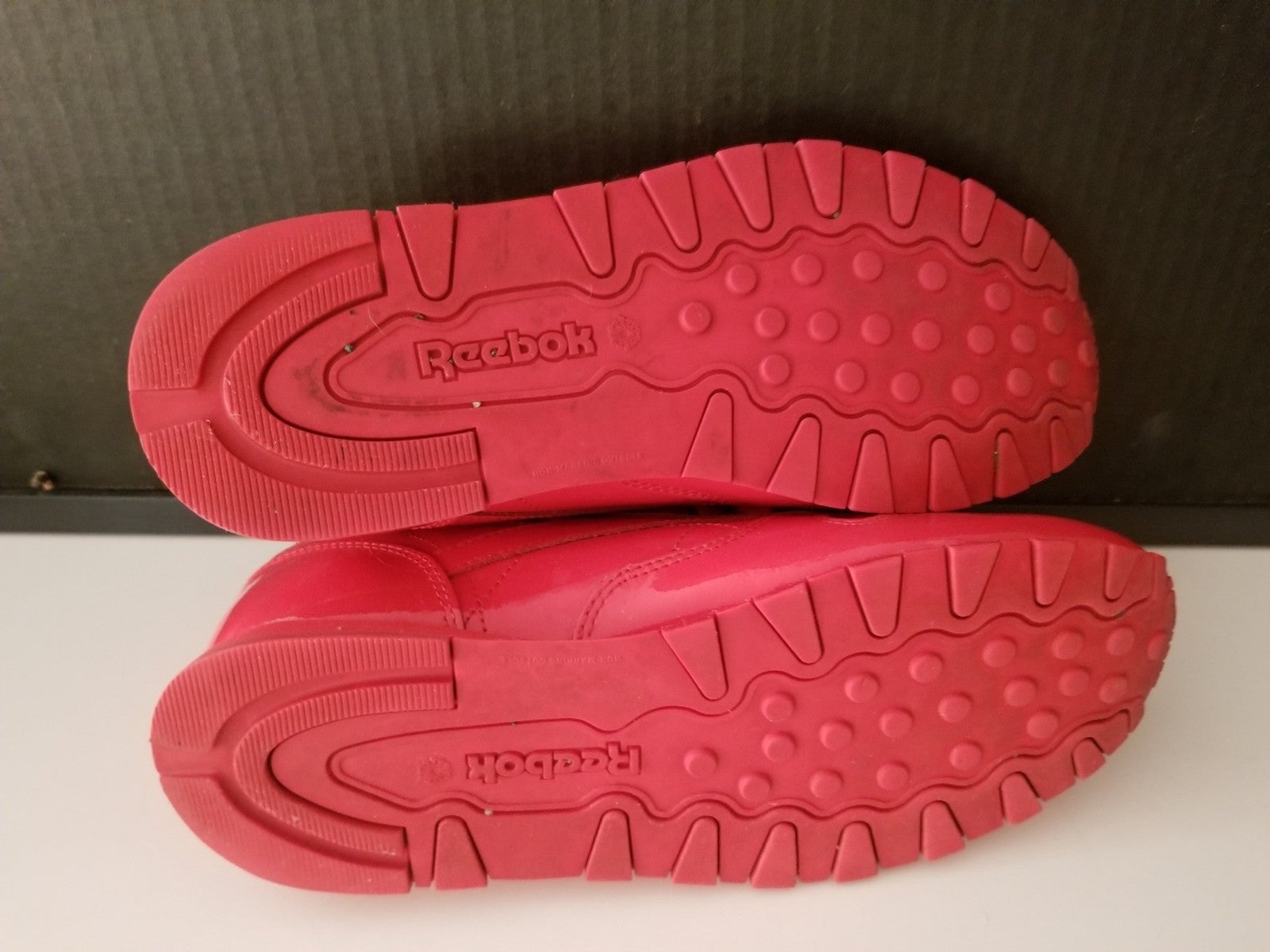 Reebok Classic Leather Patent Red Sneakers 6 - Gem