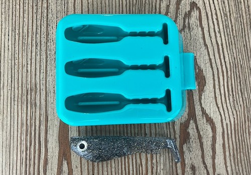 Soft Plastic Bait Mold, 4 Inch Fat Swimbait, Plastisol | eBay