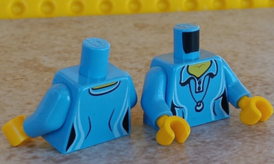 LEGO Pull Over Sweater Necklace Torso Mom Female Girl Curves Blue ...