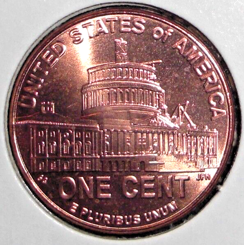 2009-D US Coin 1 cent Penny Lincoln Bicentennial Capital Construction ...
