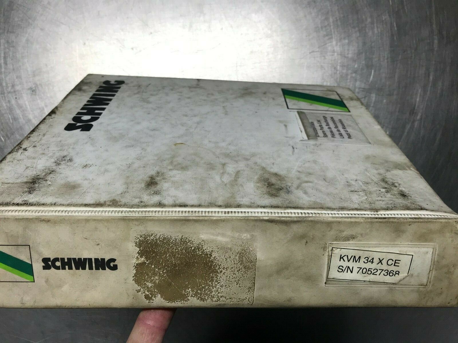 KVM 34XCE SCHWING Model KVM 34X CE Spare Parts Manual | eBay