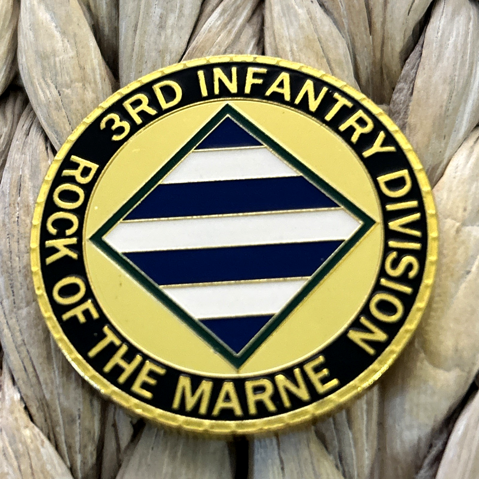 3RD Infantry Division US Army Challenge Coin "Rock of the Marne" FT ...