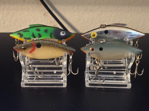 Lipless Crankbait Lot - Sparkle Trap, Rattle Trap, Floater, + Mini Trap ...