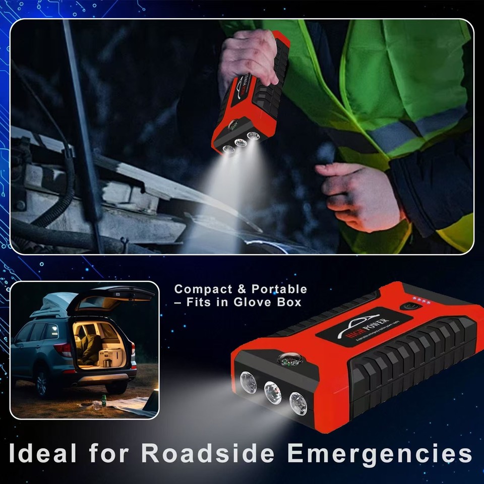 Car emergency mobile power bank, 98000mah, suitable for car charger | eBay