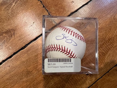 Scott Kingery Philadelphia Phillies Signed R. Manfred ML ROMLB Rawlings ...