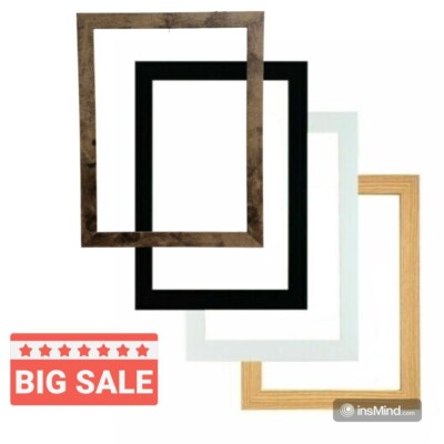 A1,A2,A3,A4 Black , Oak, White, Rustic Photo Frame Picture Frame Poster ...