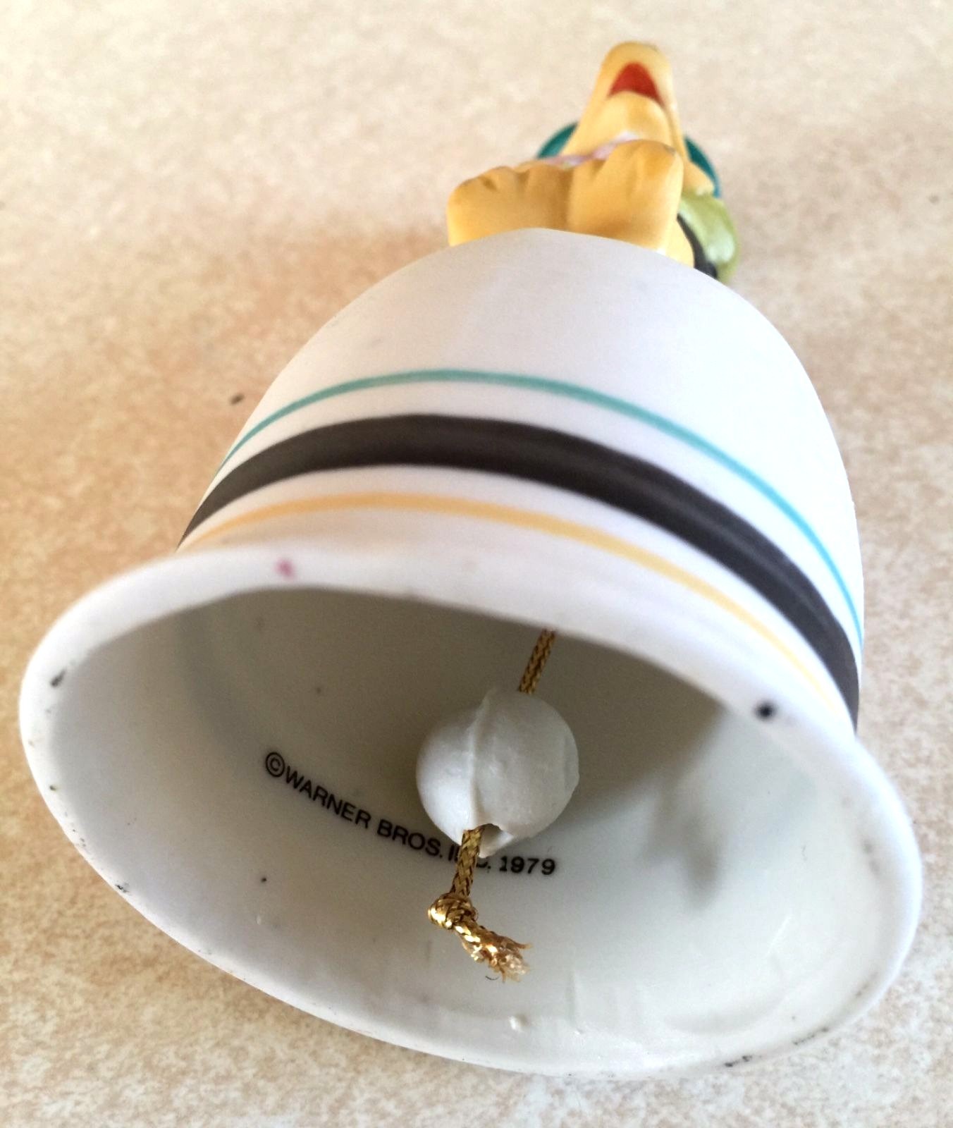 Disney Warner Bros Daffy Duck Ceramic Bell collectible 1979 Rare ...