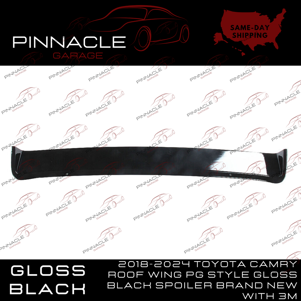 2018-2024 Toyota Camry Roof Wing PG Style Gloss Black Spoiler Brand New ...