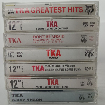 Lot of 7 - TKA Cassettes - Greatest Hits MARIA X-Ray Vision CRASH ...