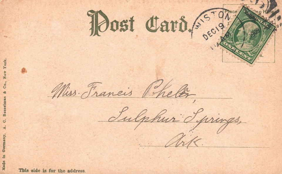 Vintage Postcard 1909 Washington And Bowling Green Buildings New York ...