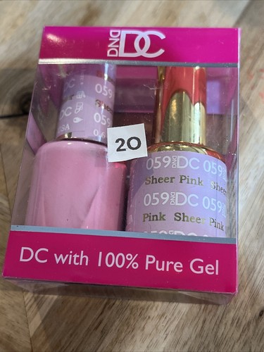 DND Gel Polish Duo Soak Off Gel & Nail Lacquer Set LED/UV .5 oz 15 ml ...