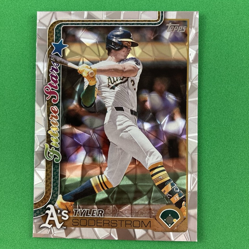Tyler Soderstrom 2025 Topps Diamante Parallel #72 MLB Oakland Athletics ...