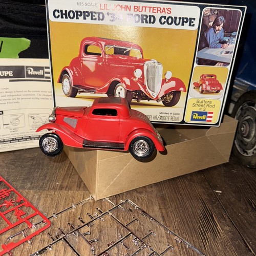 Revell 1337 1/25 Lil John Buttera's Chopped '34 Ford Coupe Model Kit ...