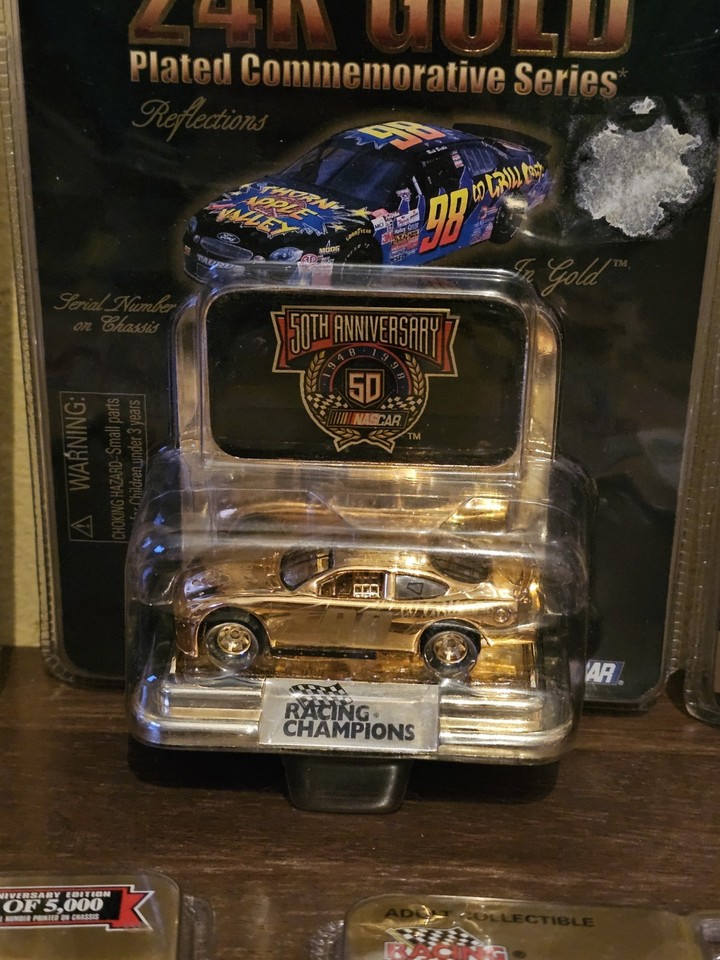 GOLD NASCAR Racing Champions 5 Car Lot 1998 | eBay