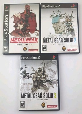 Metal Gear Solid The Essential Collection PlayStation 2 PS2 NO OUTER ...