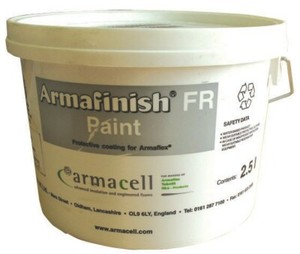 Armaflex Armafinish Pipe Insulation Lagging Paint - White - 2.5 litres ...