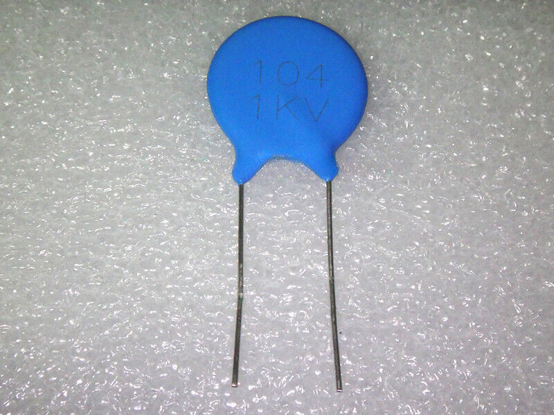 50PCS 100NF 1KV 104 High Voltage Ceramic Disc Capacitors 0.1UF 1000V ...
