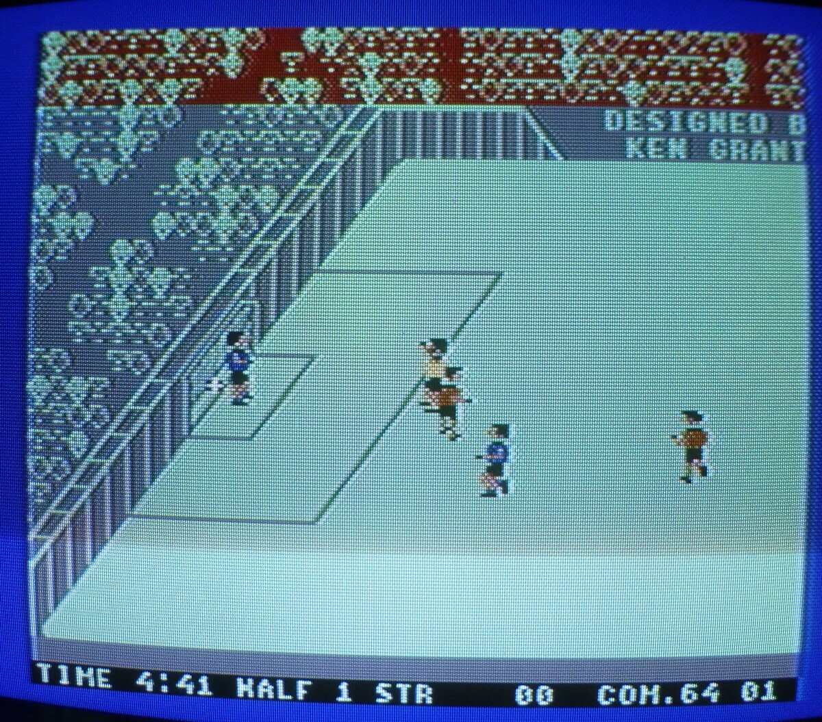 Commodore 64/128: FIVE A SIDE SOCCER - C64 disk - Actually TESTED ...