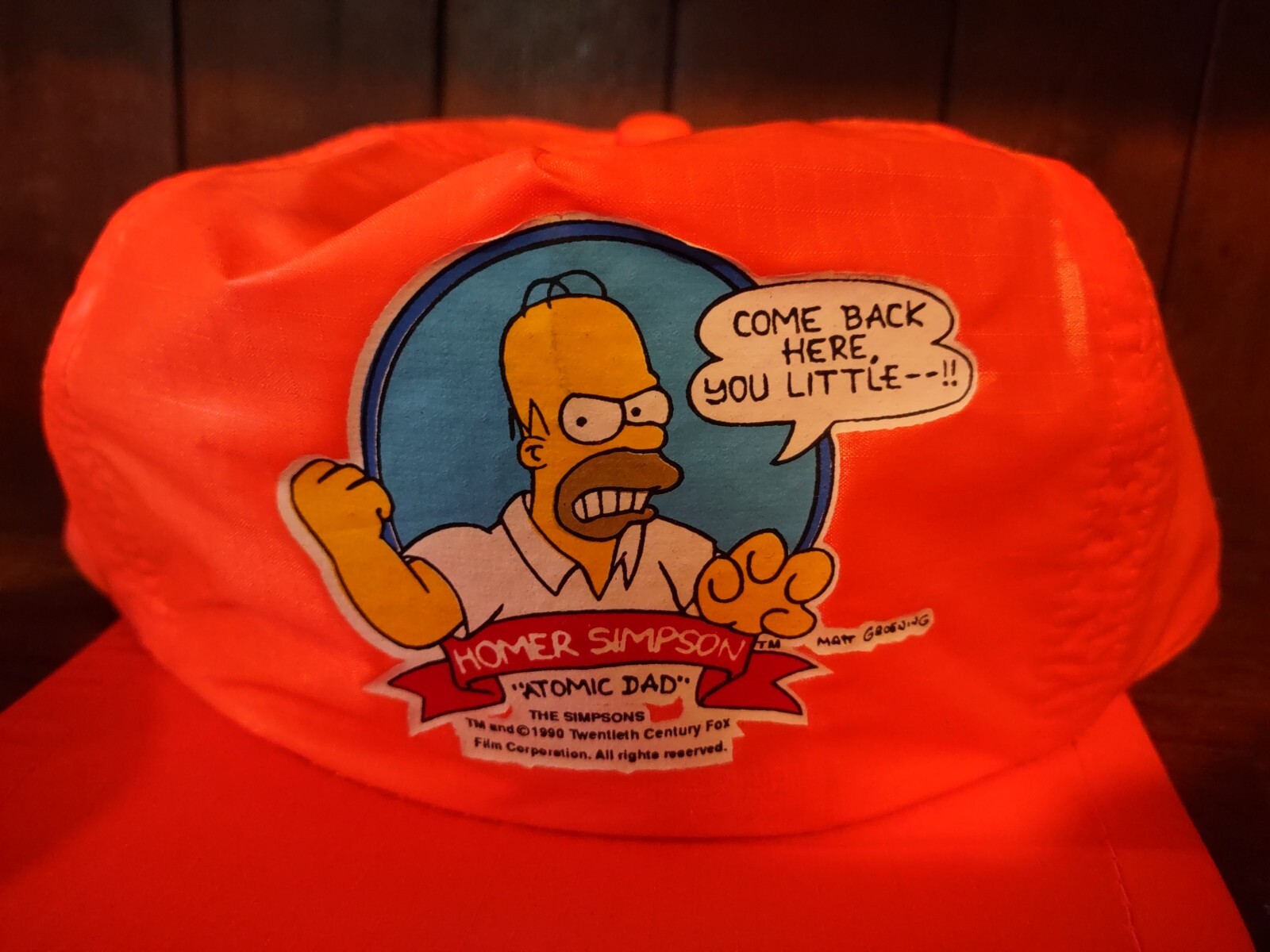 Vintage 1990 The Simpsons Hats Bart "Radical Dude" & … - Gem