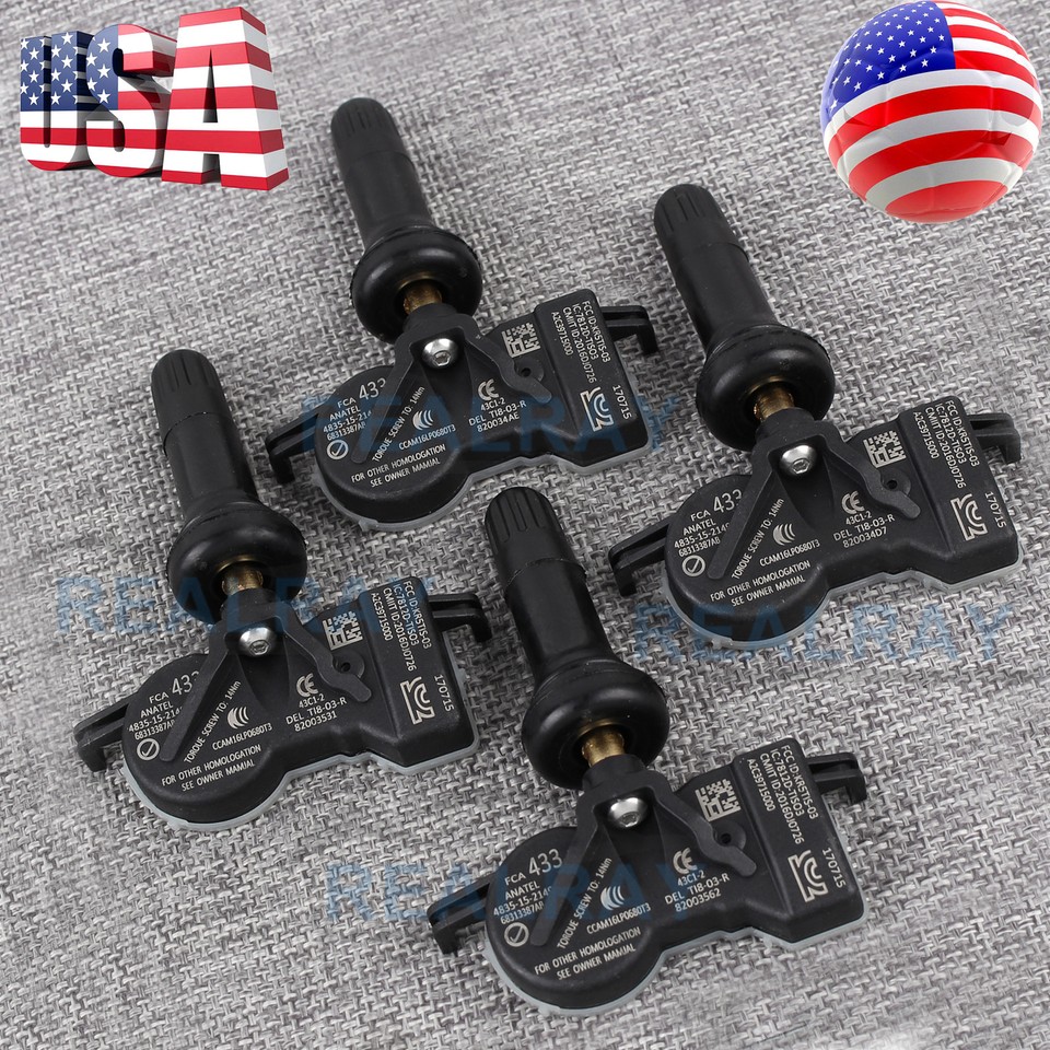 4PCS New 68105280AF TIRE PRESSURE SENSOR TPMS for 2013-2016 DODGE Dart ...