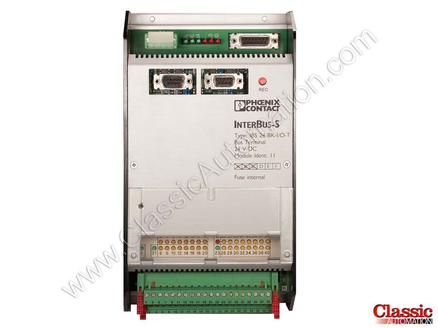 Phoenix Contact Interbus-s IBS 24 Bk-i/o-t Bus Terminal 24v DC 2759980 ...